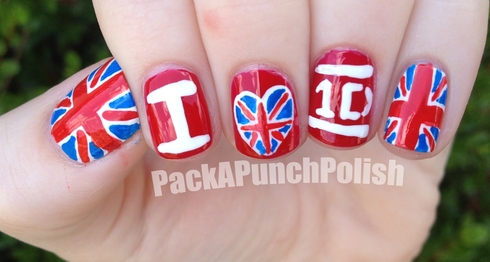 PackAPunchPolish: One Direction Nail Art