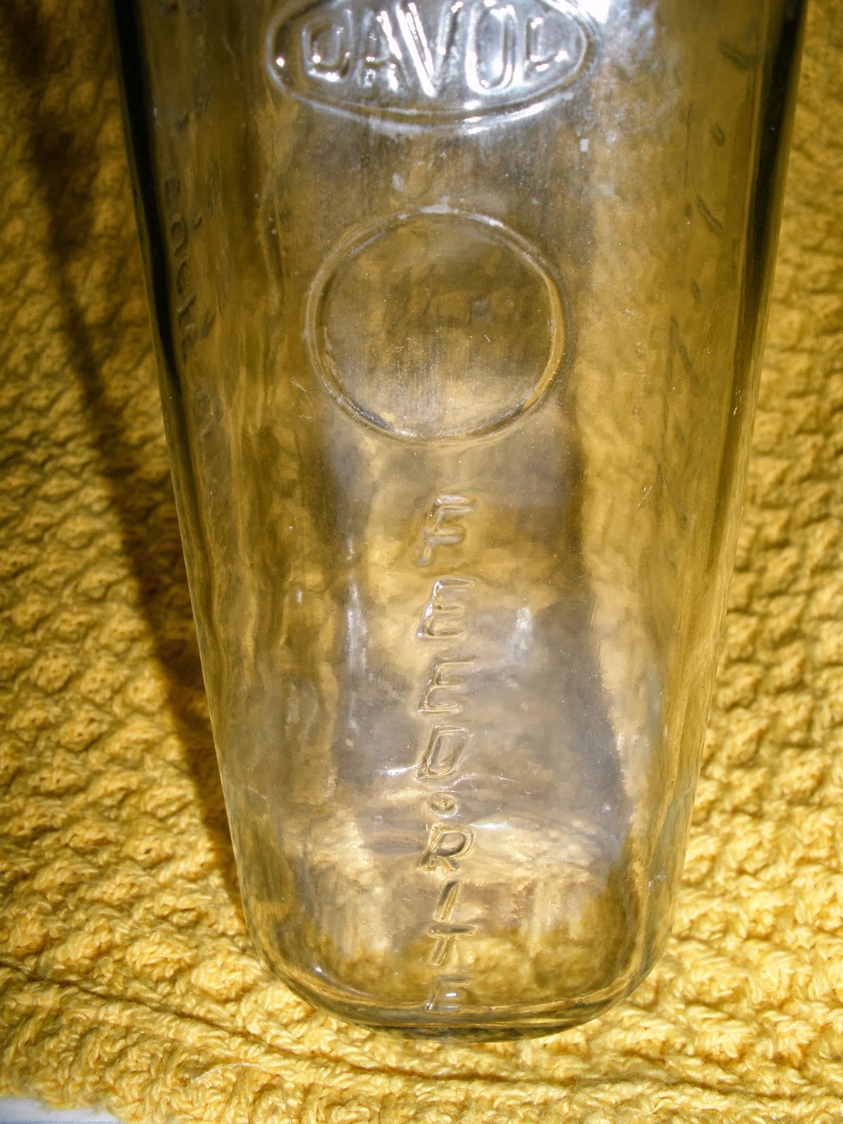 Confessions of a Hoarder's Daughter: Vintage Glass Baby Bottle by Davol ...