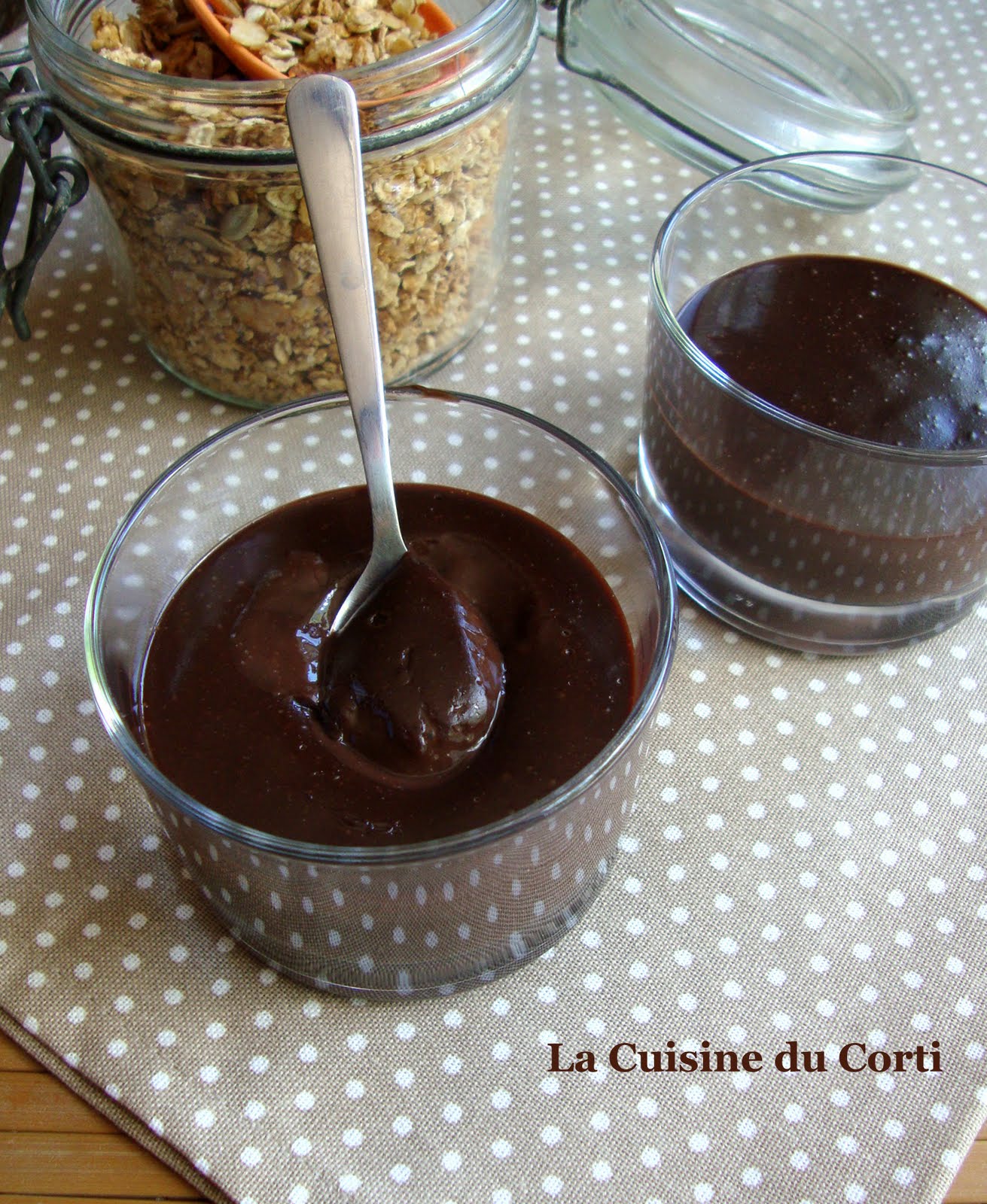 La Cuisine du Corti: Crème dessert au chocolat et lait de soja (vegan)