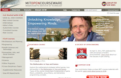 One Algorithmic Site A Day: MIT - OpenCourseWare