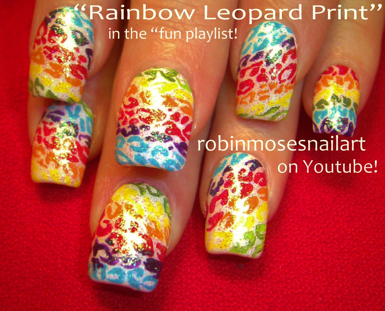 Robin Moses Nail Art Cutest Rainbow Zebra Nail Art Cute Rainbow