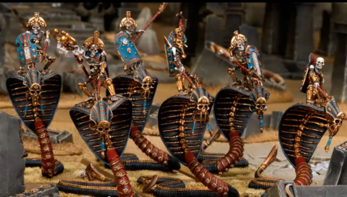 Warhammer Fantasy Battle Tabletop Gaming: New Tomb Kings Army Video by GW