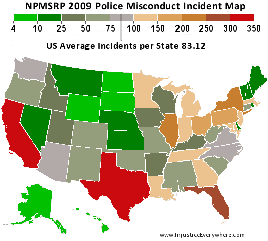 Map Catalog: Statistical Map of Police Misconduct