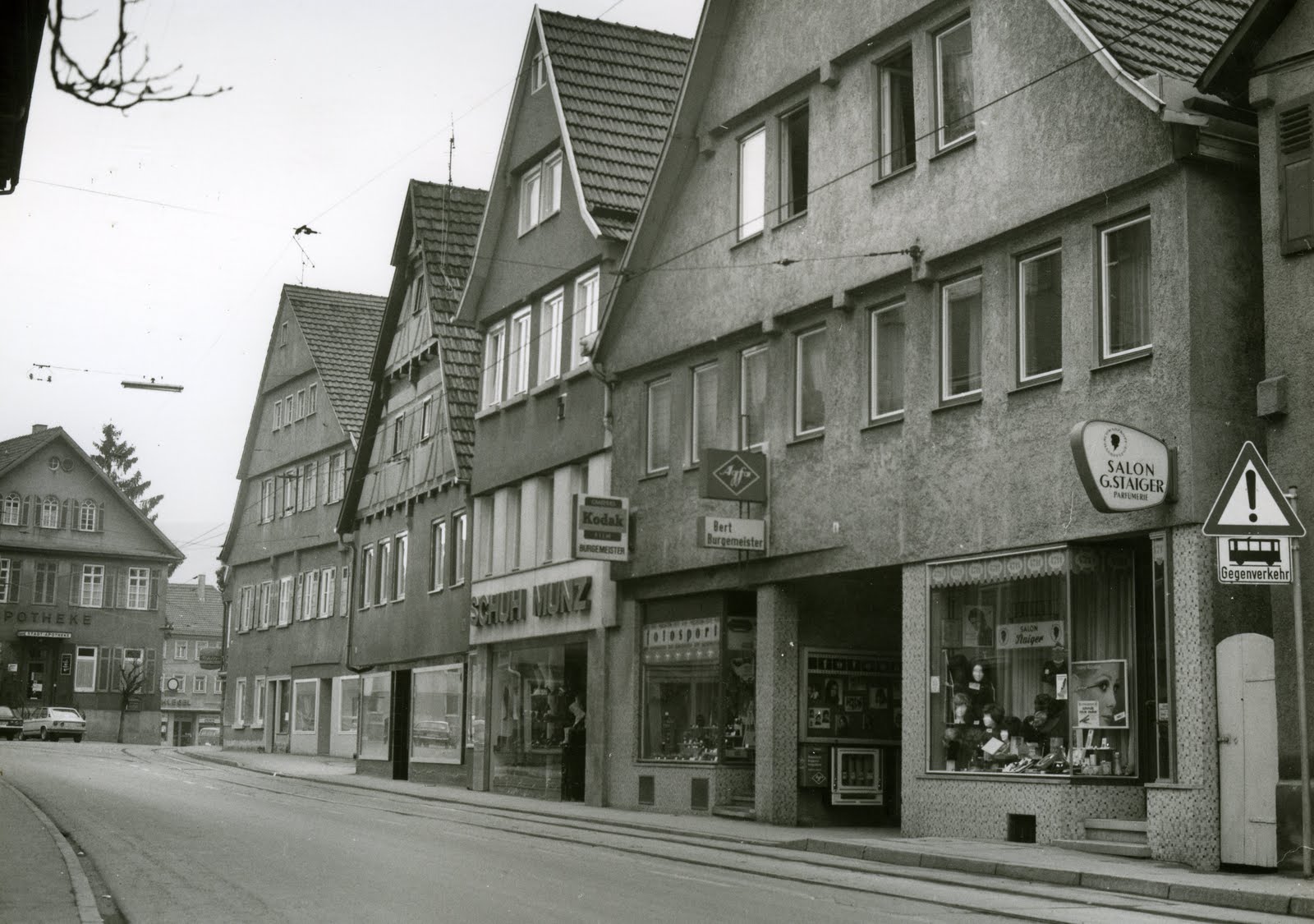 Pfullingen: 70er Jahre: In der Kirchstraße
