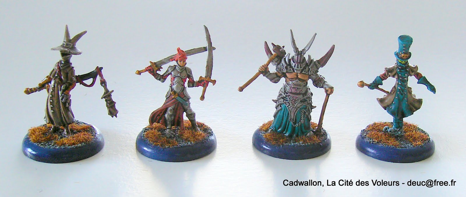 3D Board Games And Miniatures: Cadwallon - Défi Peinture, le final