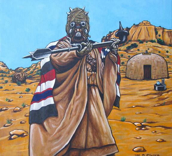 Bill Dambrova: The gods are high on hearts and goats : NAVAJO STAR WARS