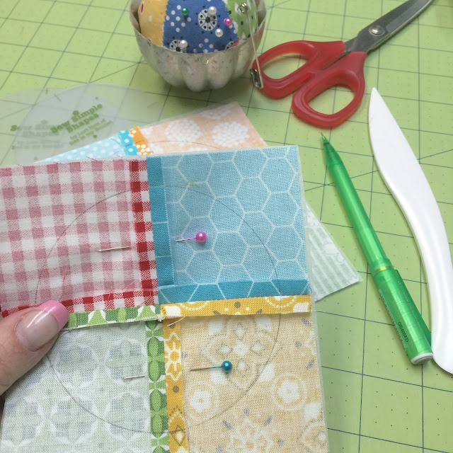 Bee In My Bonnet: Sew Simple Shapes - Easy Patchwork Circles!