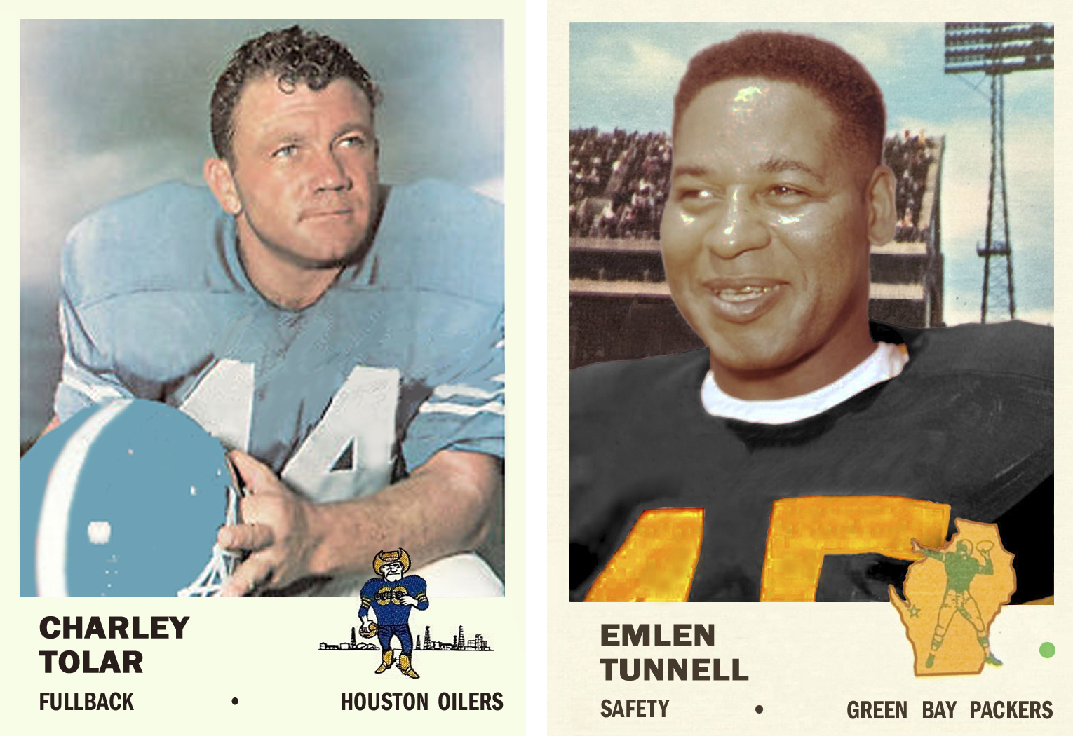 Bob Lemke's Blog: Checklist 1960-77 custom football cards