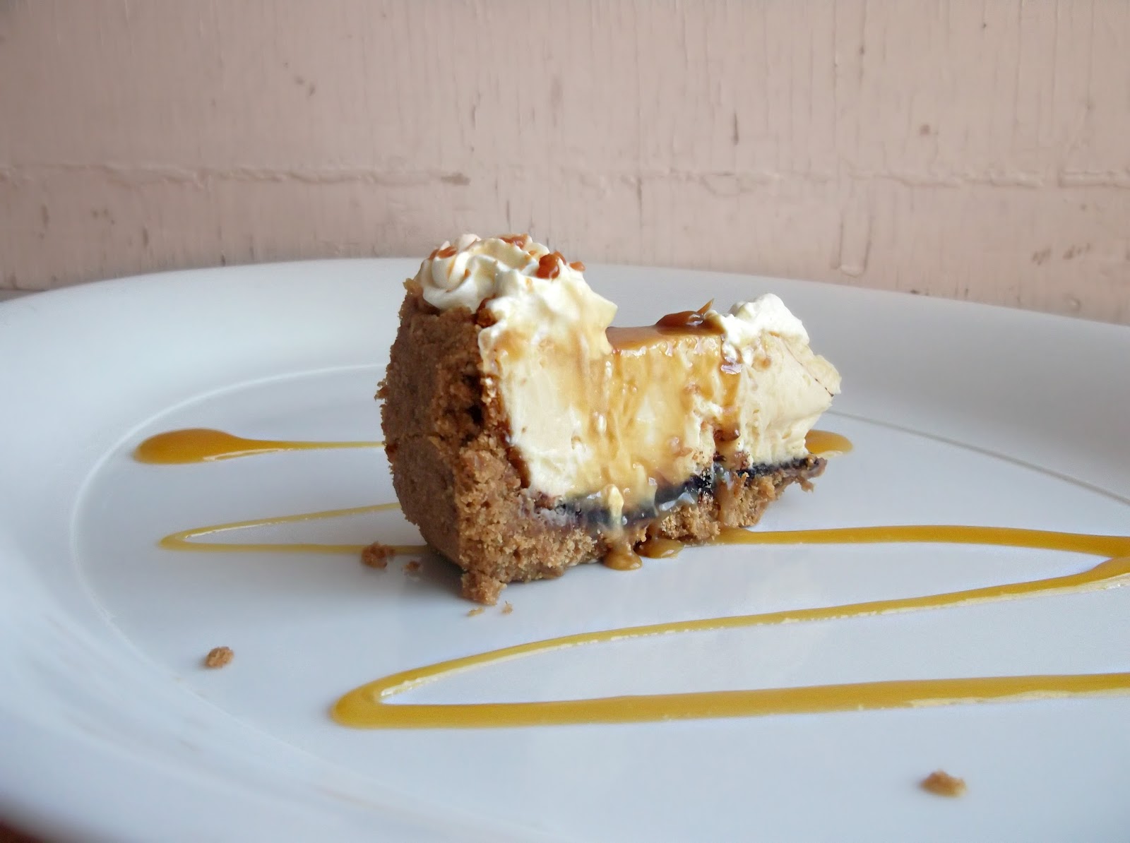 Lick The Spoon: Sticky Caramel Toffee Cheesecake
