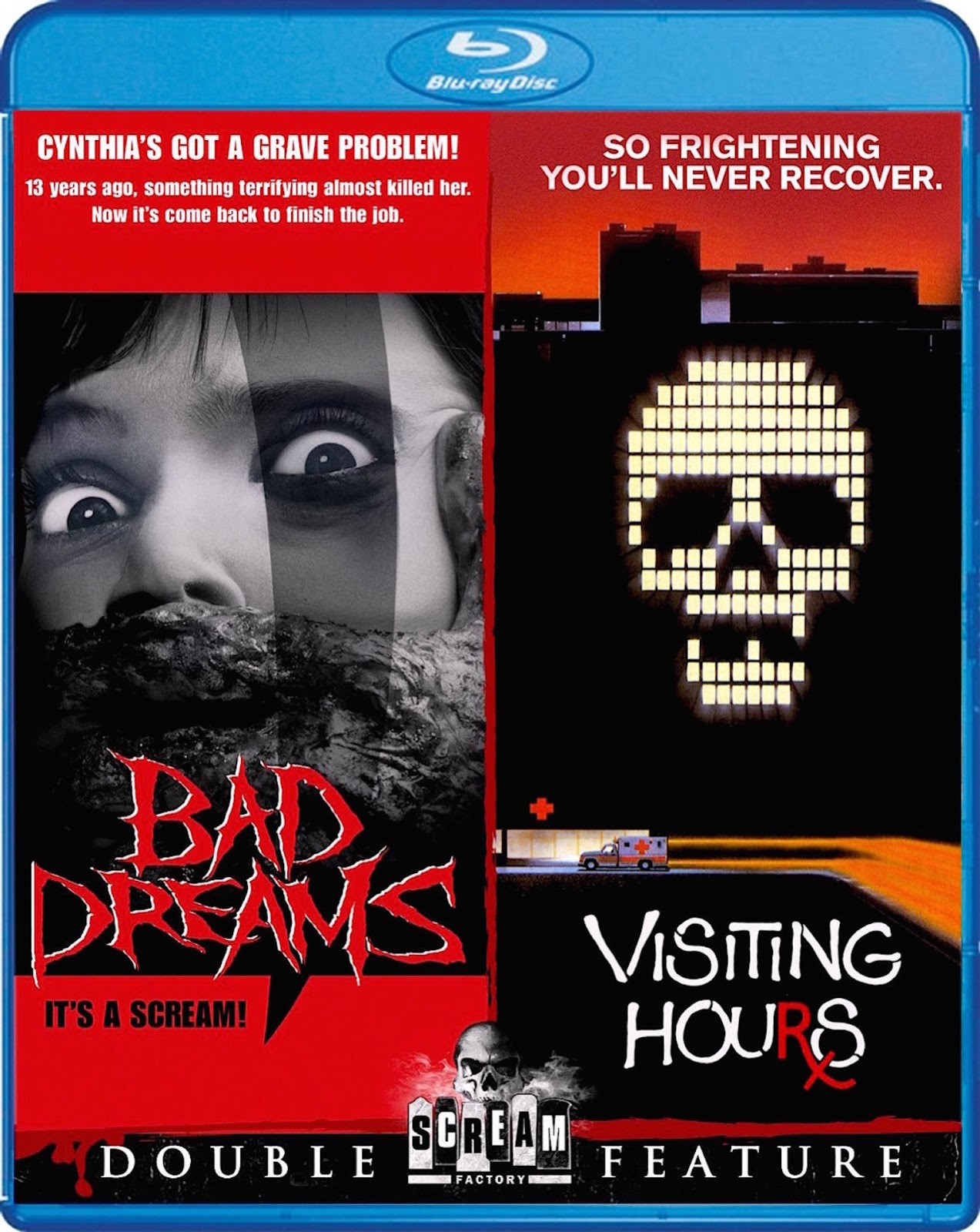 blu-ray and dvd covers: SCREAM FACTORY DOUBLE FEATURE BLU-RAYS: BAD ...