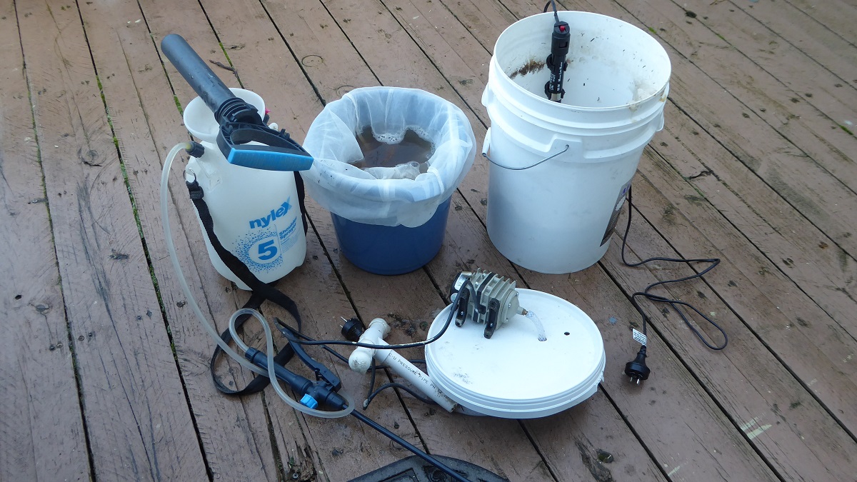Garden Ecobeds: Build a Compost Tea Brewer