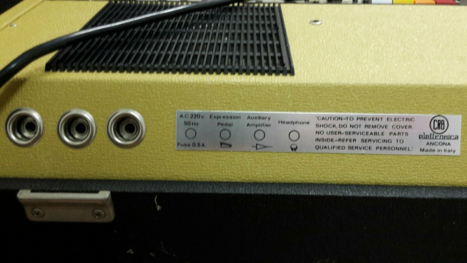 MATRIXSYNTH: Vintage CRB ELETTRONICA TANZANITE Synthesizer Combo ...