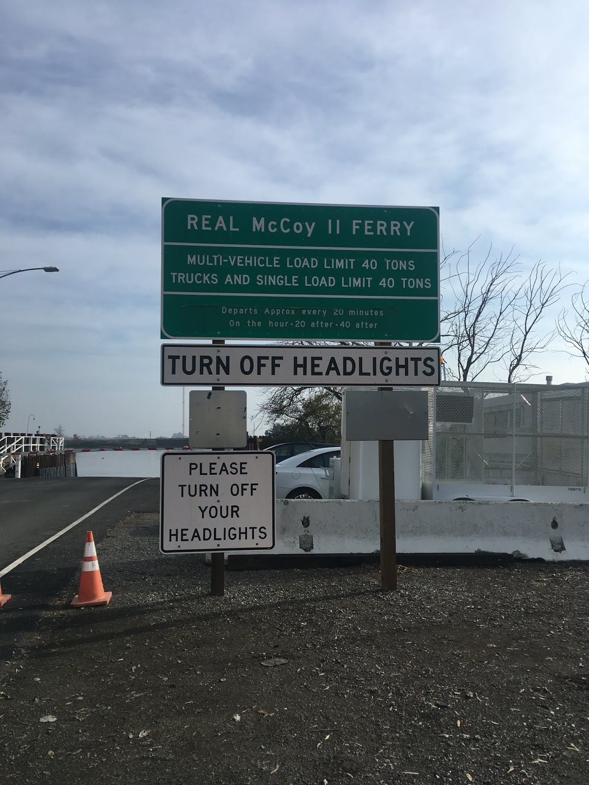 California Ferry Routes; CA 84 over the Real McCoy II Ferry and CA 220 ...