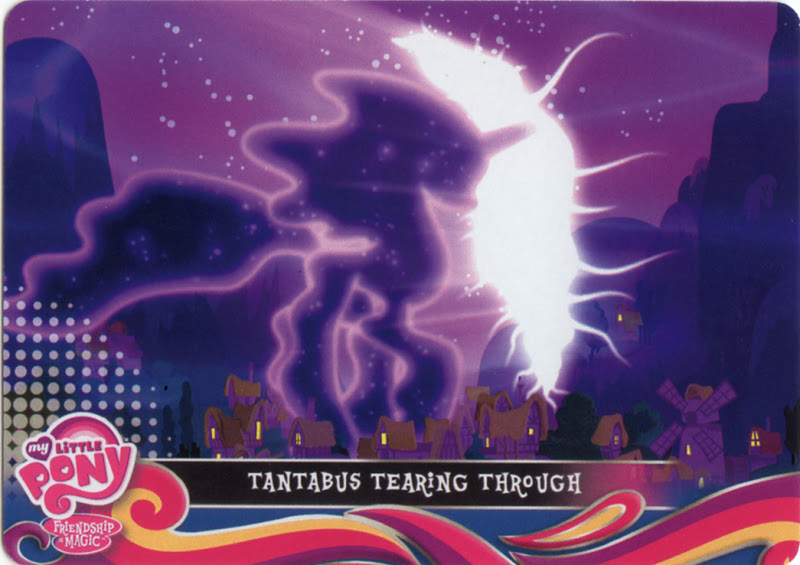My Little Pony Tantabus Tearing Through Equestrian Friends Trading Card ...