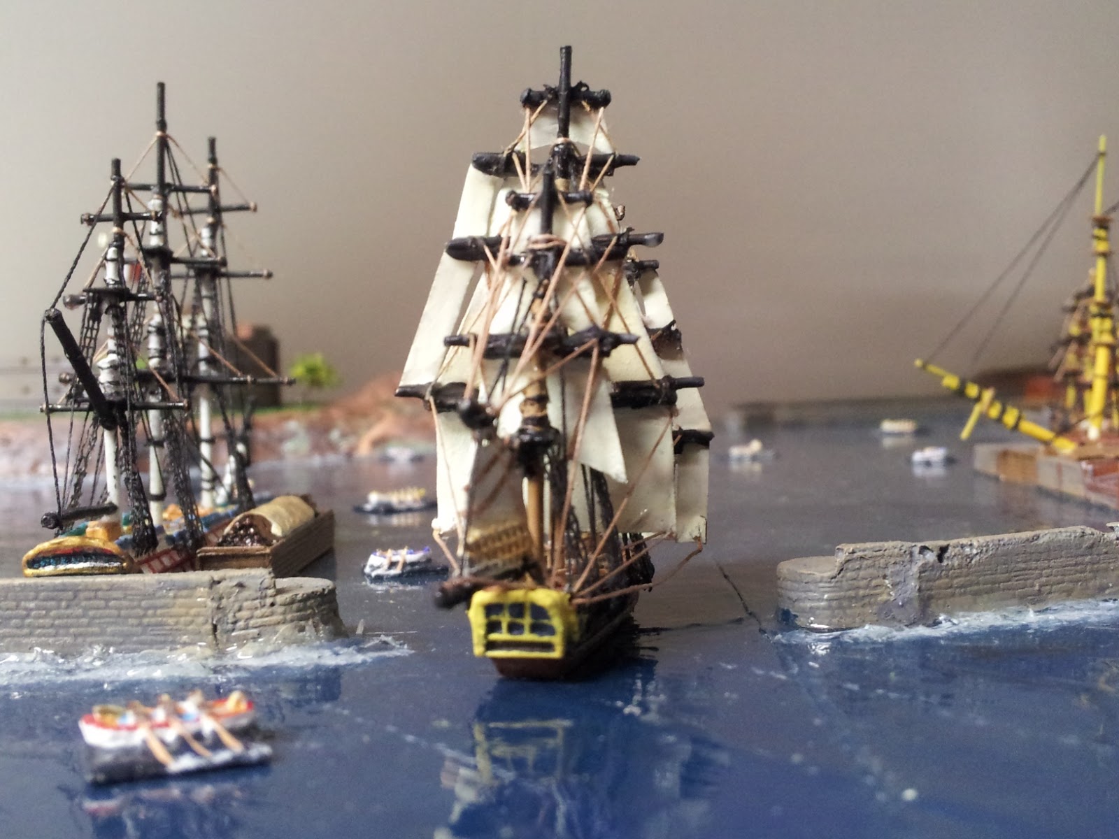 A Miniatures Hobby Room: Making Sails for Wargaming Ship Models