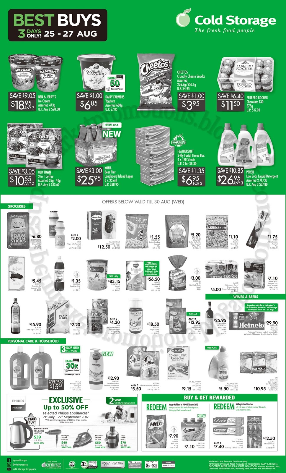 Cold Storage Weekly Promotion 25 - 30 August 2017 ~ Supermarket Promotions