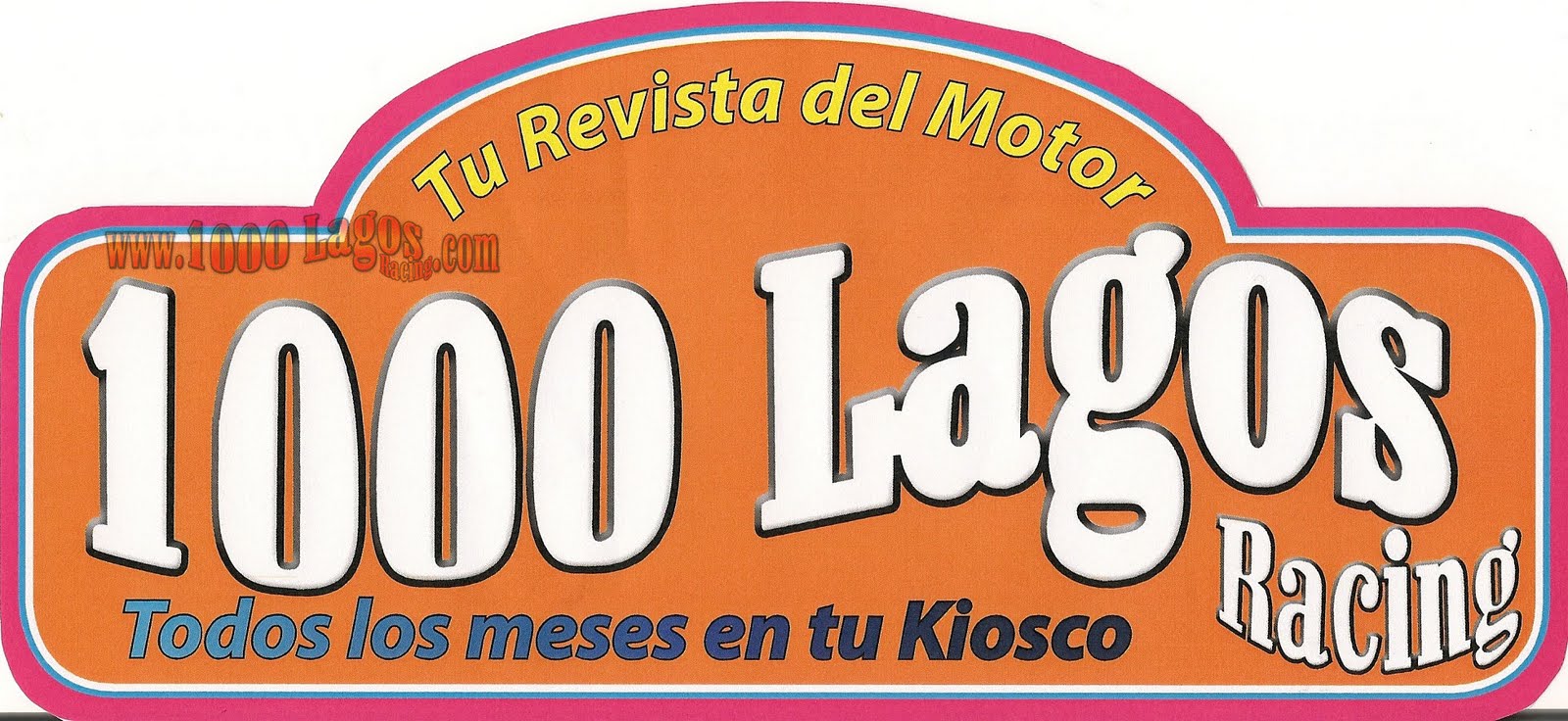 1000 Lagos: PEGATINAS (Stickers) 1000 LAGOS RACING