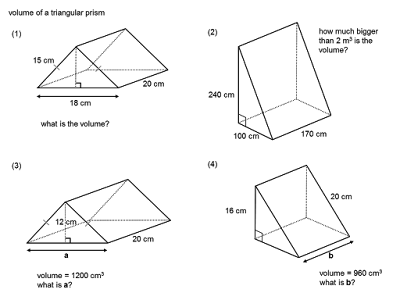 MEDIAN Don Steward mathematics teaching: triangular prisms