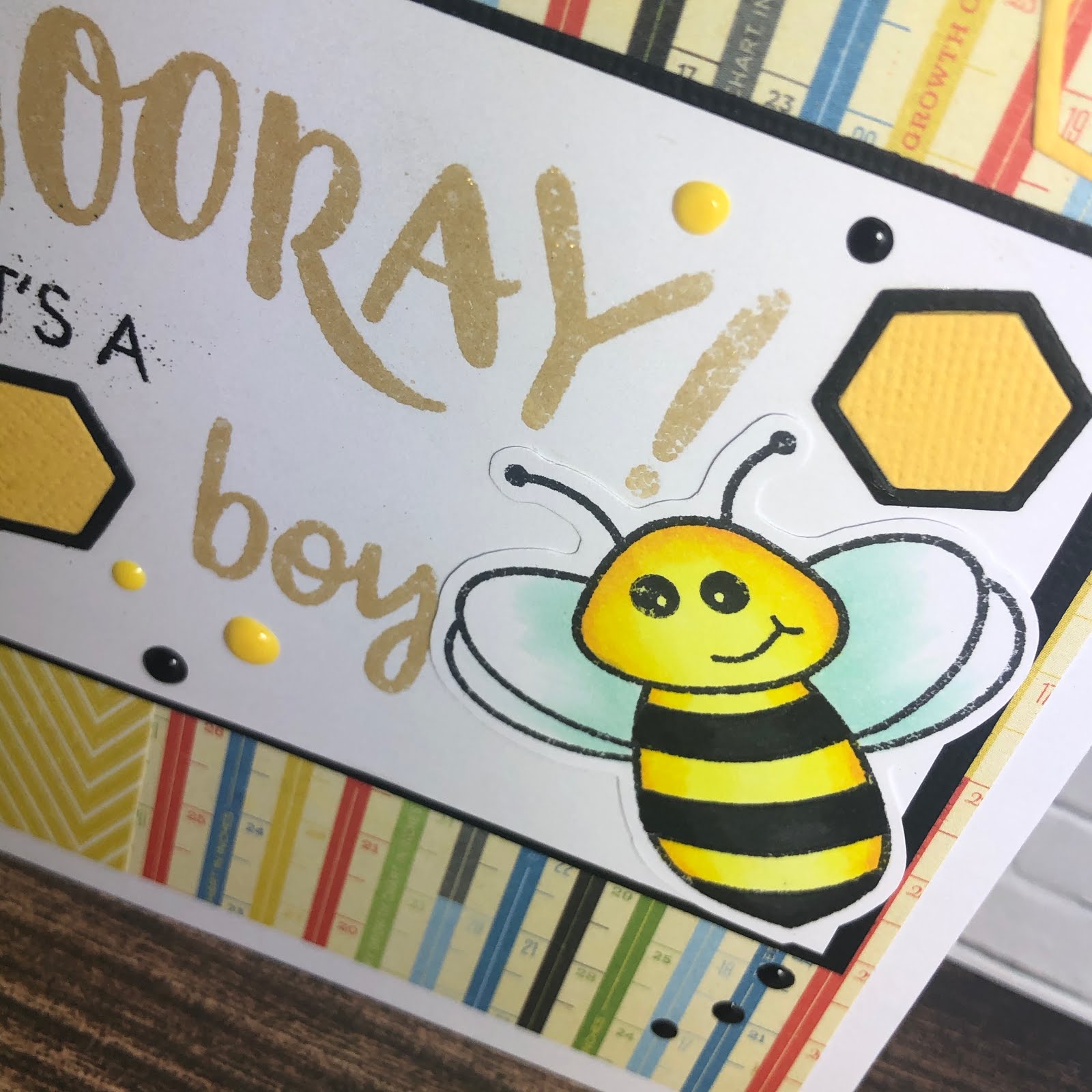 Angel Handmade Papercraft: Honey Bee Stamps - Build A Bee - Hooray