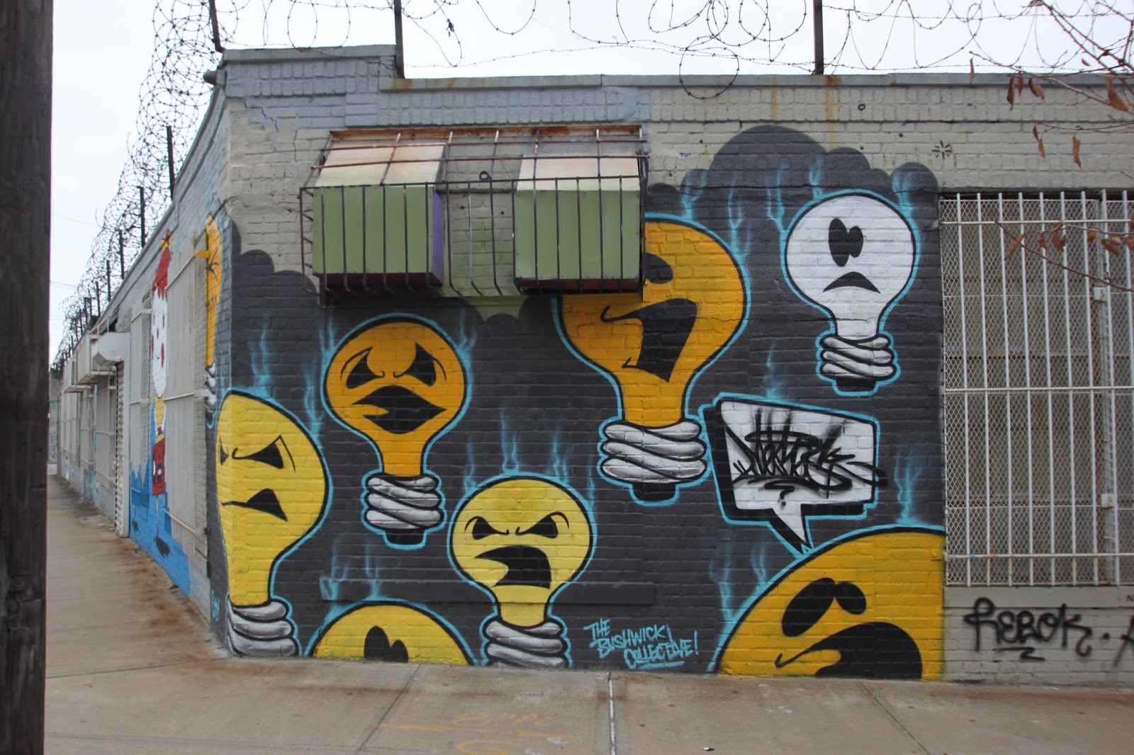 D'une pomme à l'autre - NYC: Point street art du debut Decembre