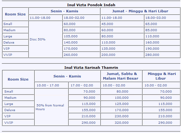 Daftar harga inul vizta promo 2014 | CompBat