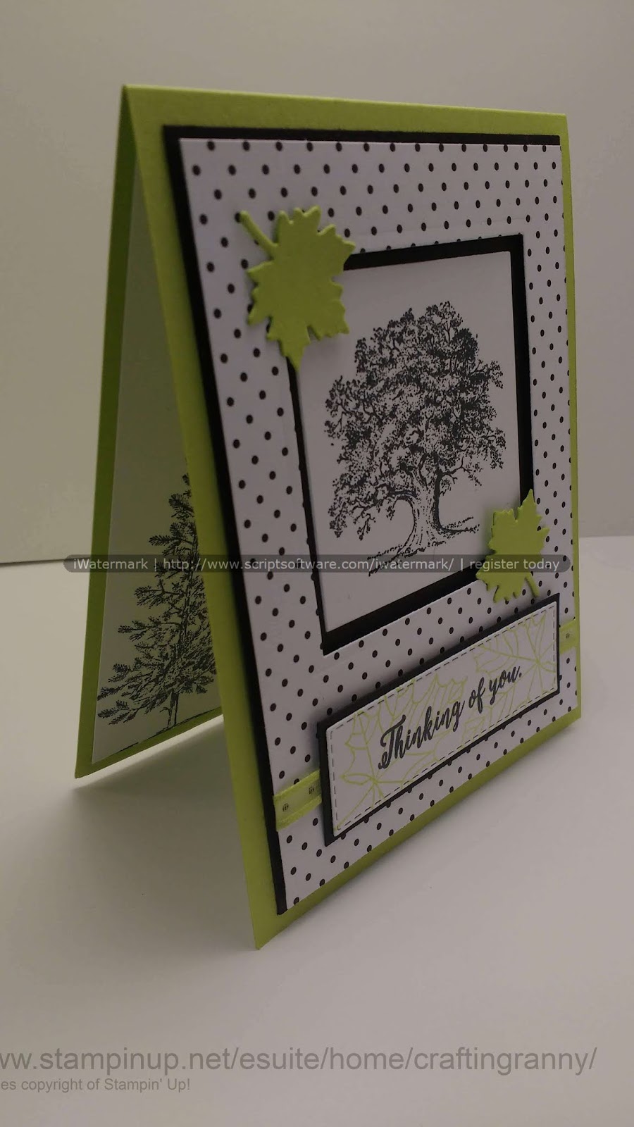 Craftin' Granny's Creative Cafe: Farewell Lovely As A Tree