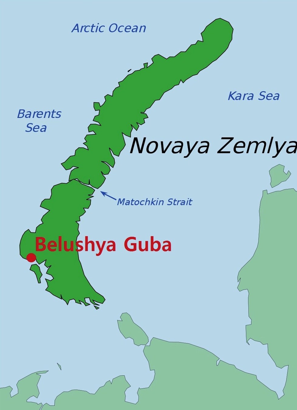 RUSIA: NOVAYA ZEMLYA