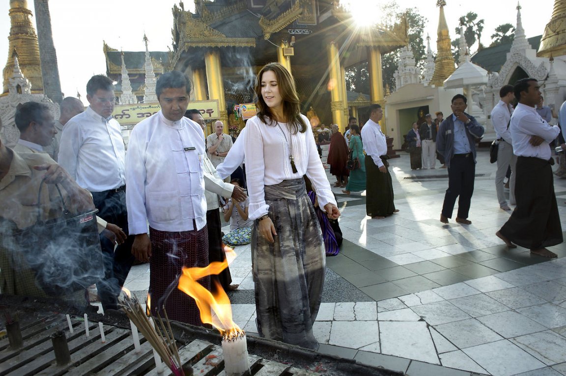 Crown Princess Mary Visit Myanmar - Day 2