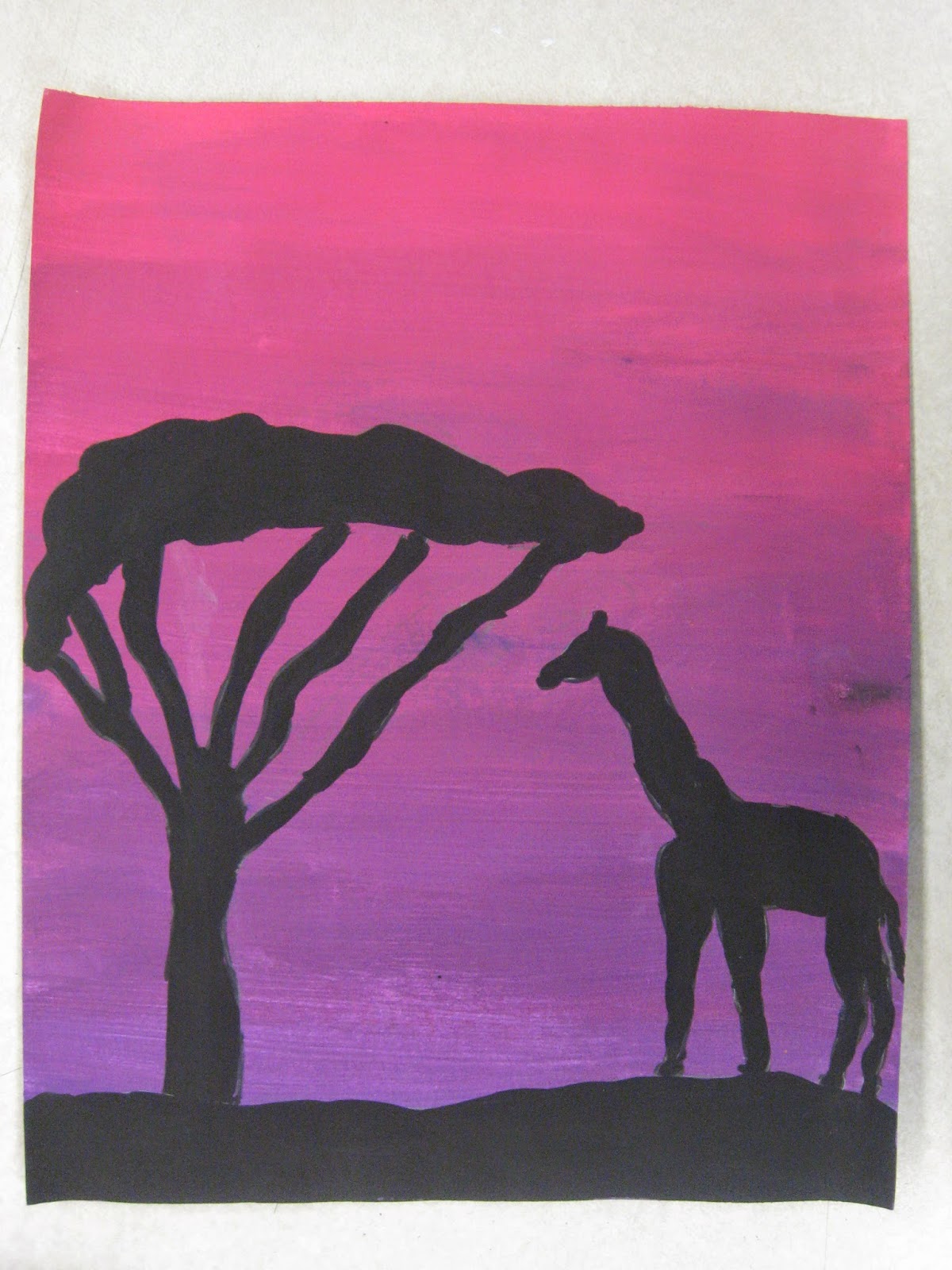 Miss Young's Art Room: 6th Grade Analogous Color Paintings