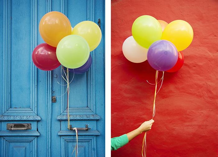 Globos en la mano / Alma Singer