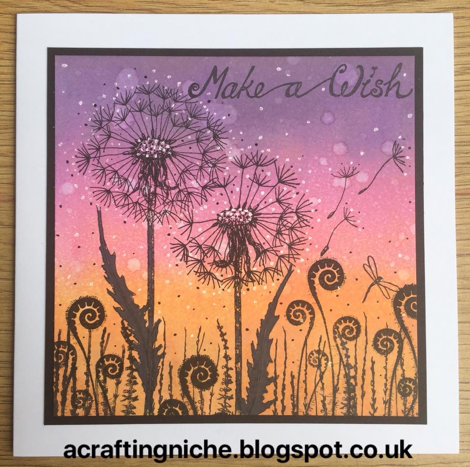 A Crafting Niche: Make A Wish Dandelion Card