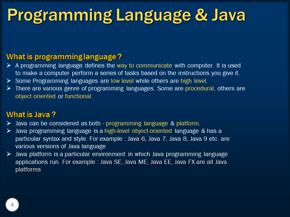 Sql server, .net and c# video tutorial: Java basics for beginners