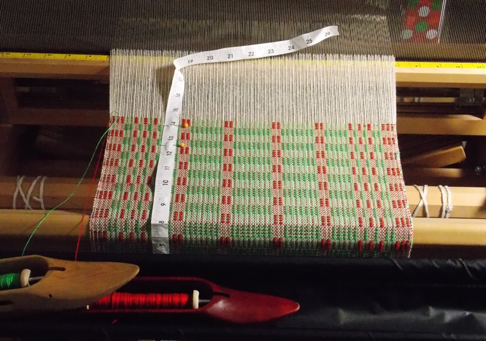 WEAVING FOR FUN: Summer and Winter red-green