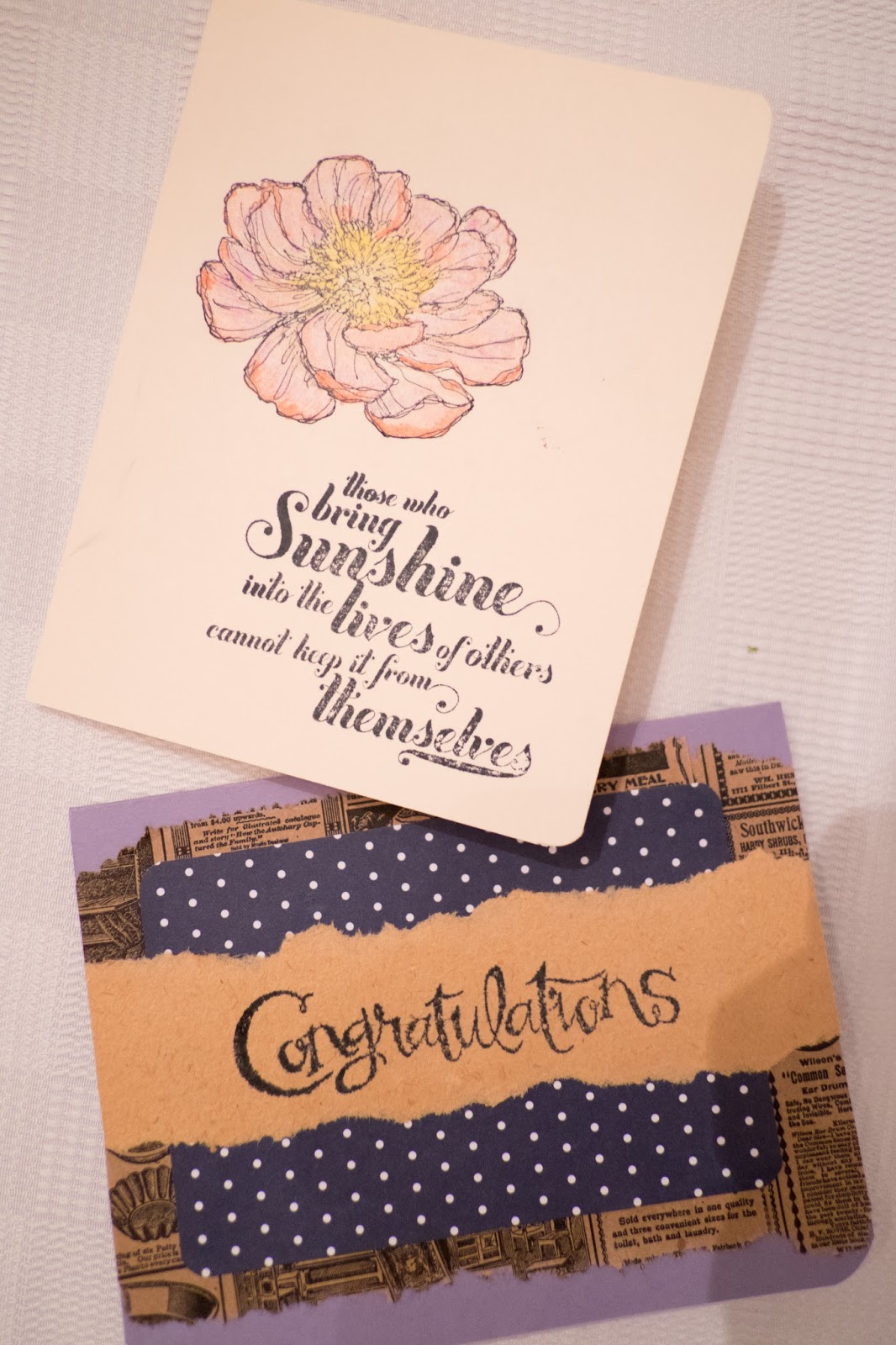 Domestic Fashionista: Girl's Night Card Making Party