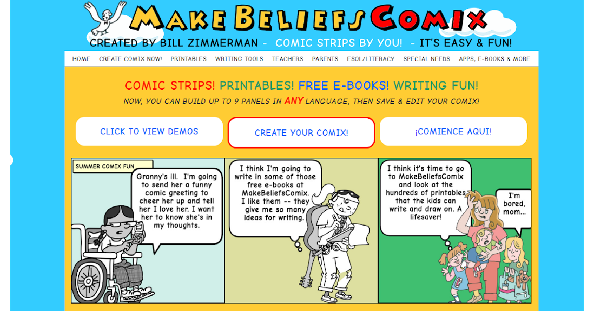 SP 8 Chełm Aktywna tablica: Make Beliefs Comics