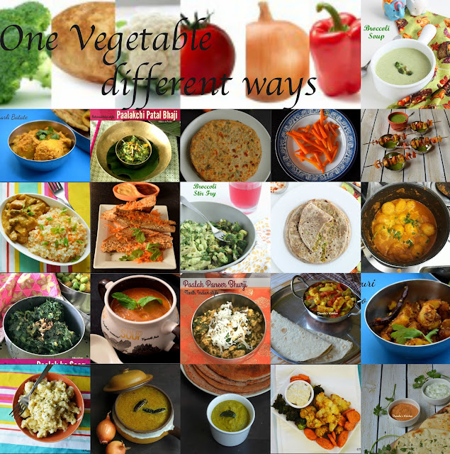 Sandhiya's Cookbook: Roundup for One Vegetable Different Ways