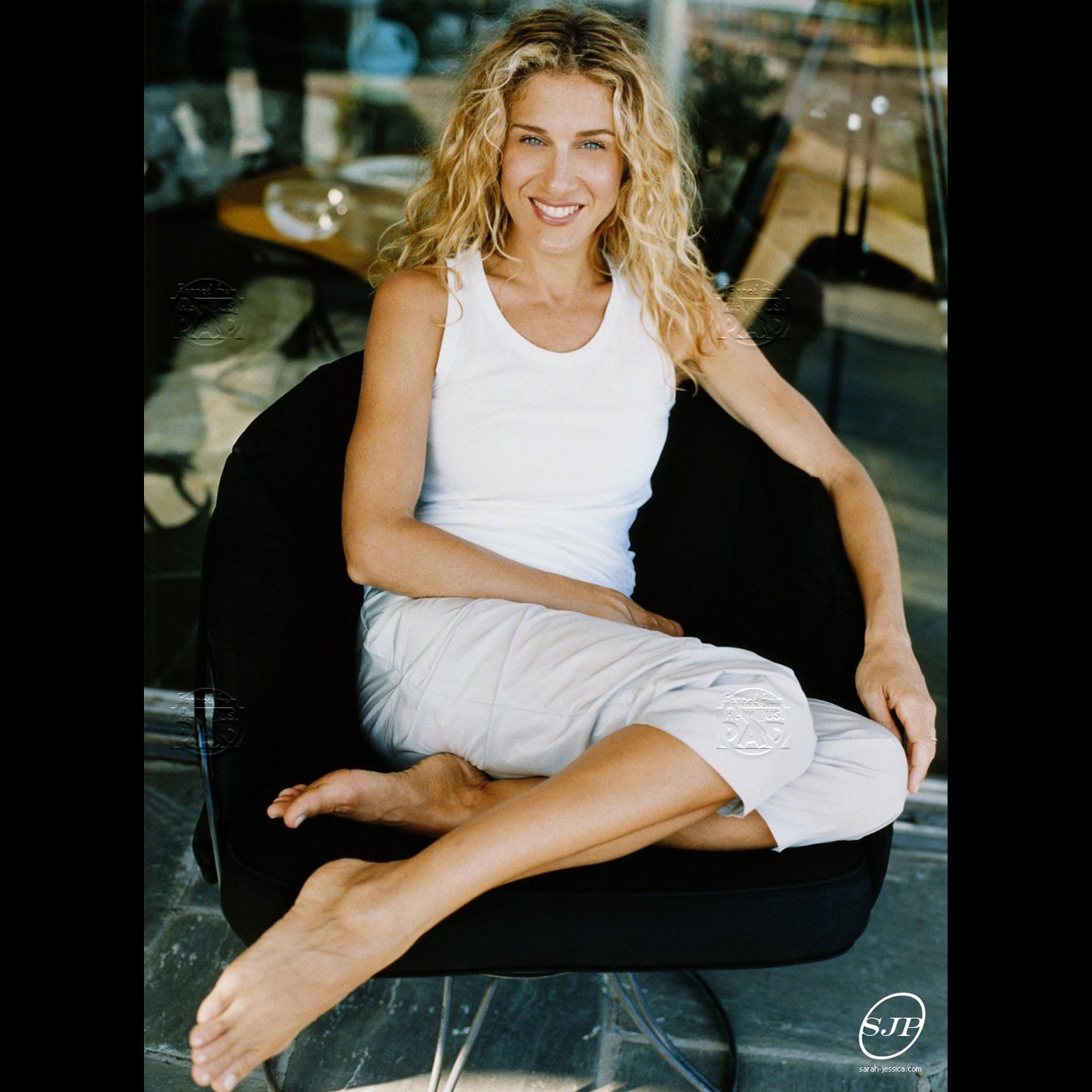 Fotos de pés: Sarah Jéssica diz ter pés feios