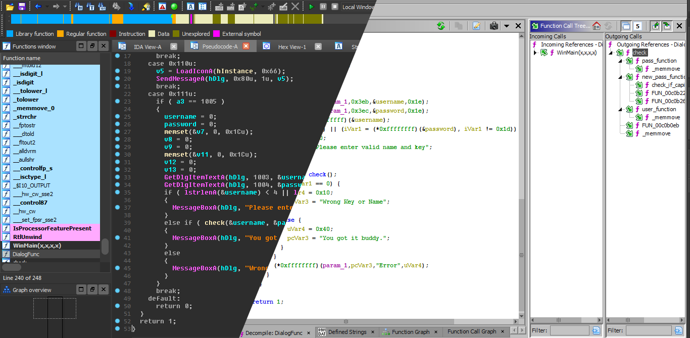 Import IDA pro database into Ghidra project
