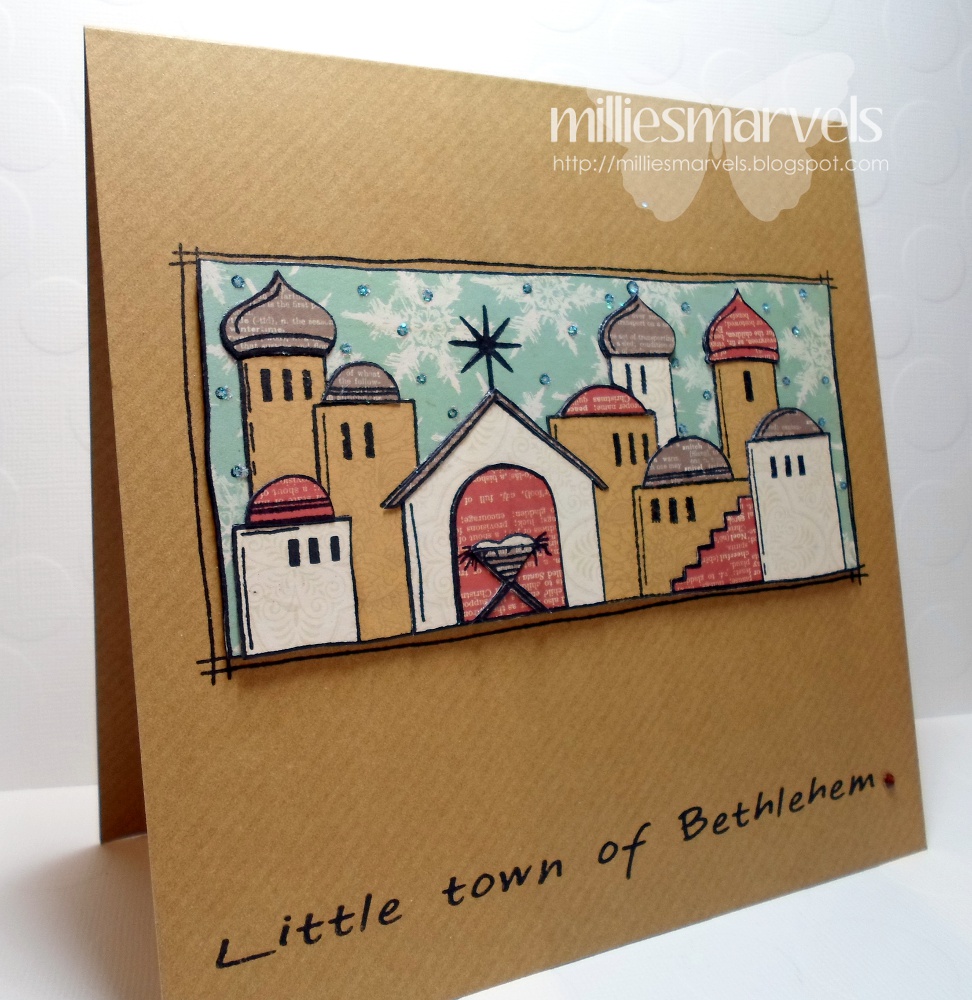 Milliesmarvels: My Mum's Craft Shop DT - A paper pieced Bethlehem