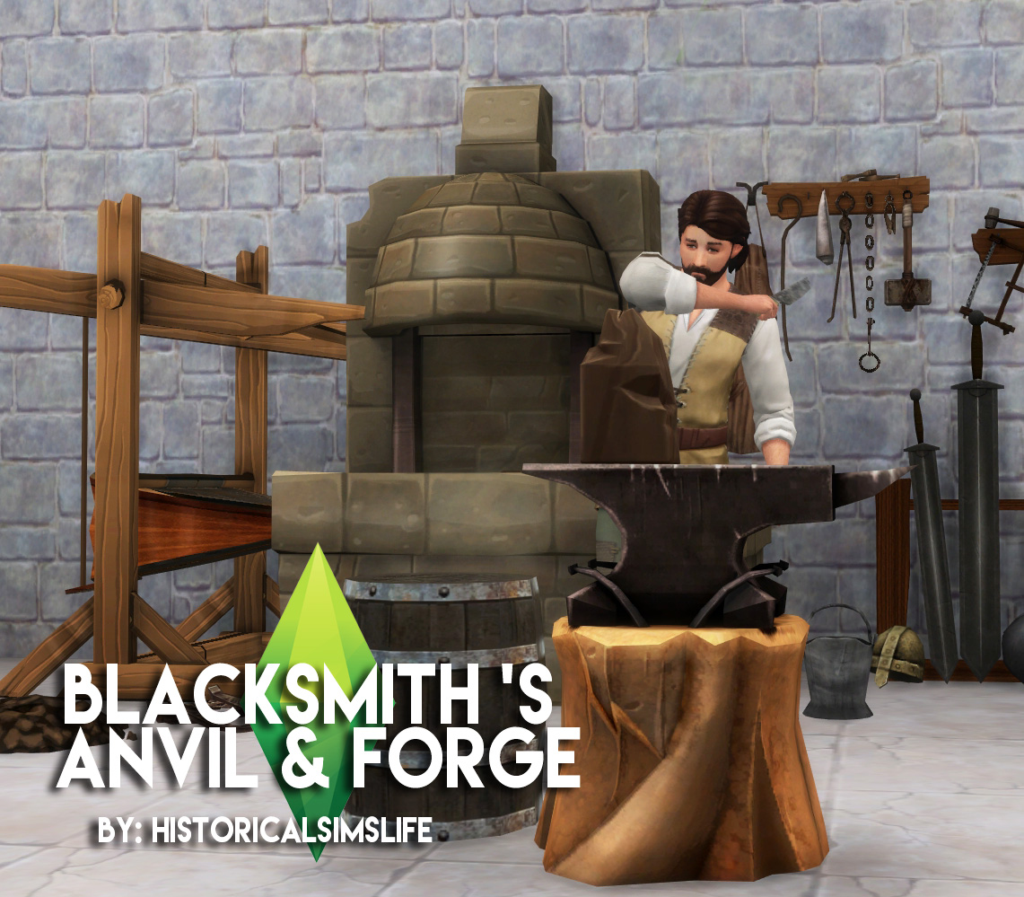 TS4: Blacksmith Set | History Lover's Sims Blog