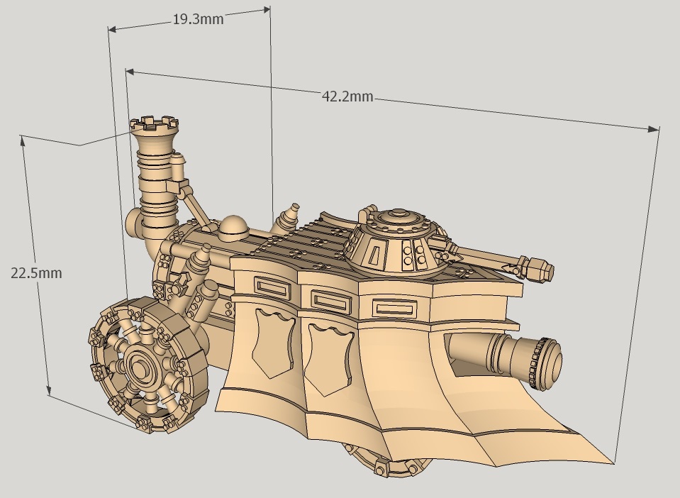 Welcome to the National Cheese Emporium!: 10mm Fantasy Steam Tanks