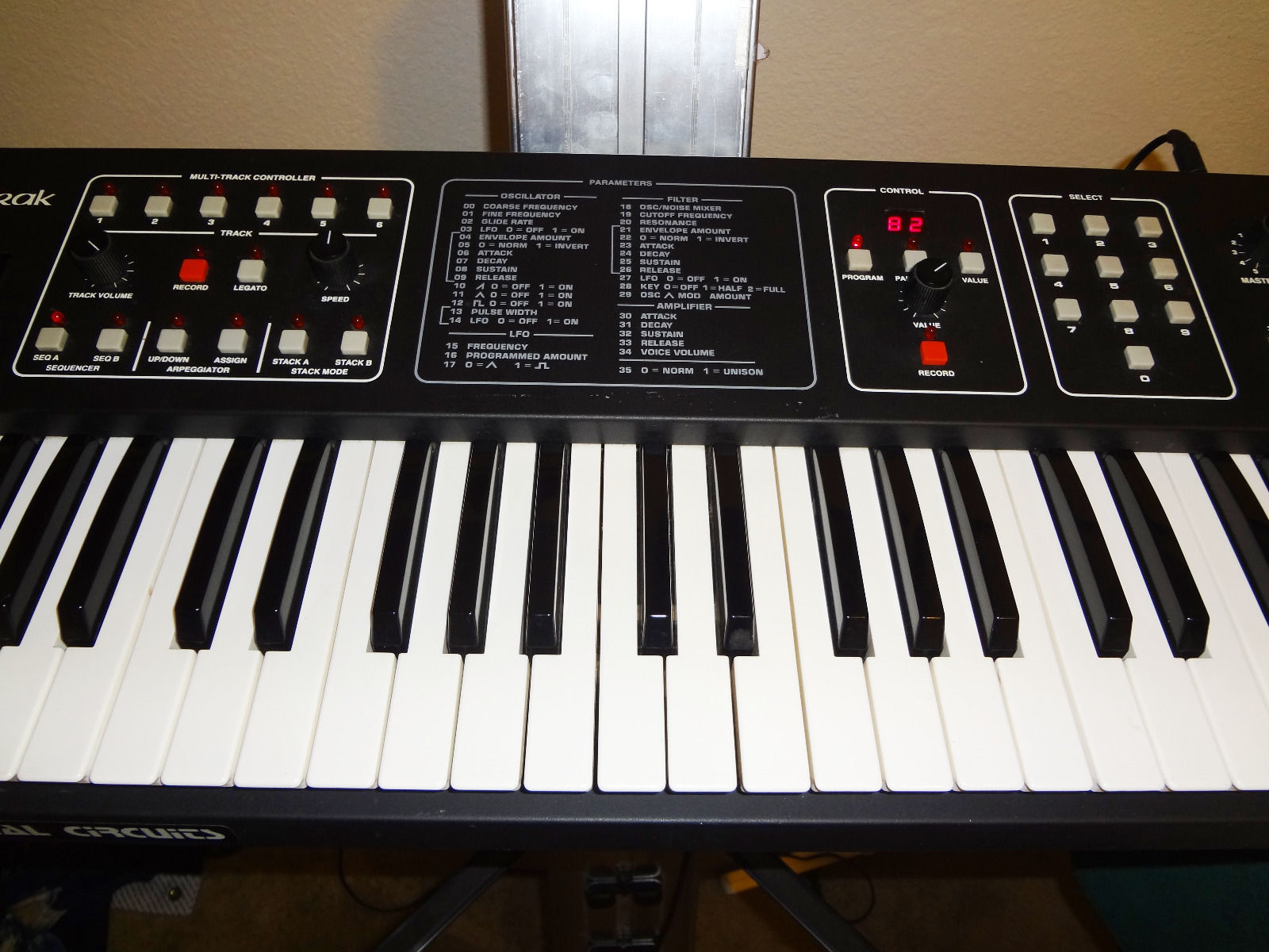 MATRIXSYNTH: Sequential Circuits Six-Trak Analog Synthesizer SN 0151