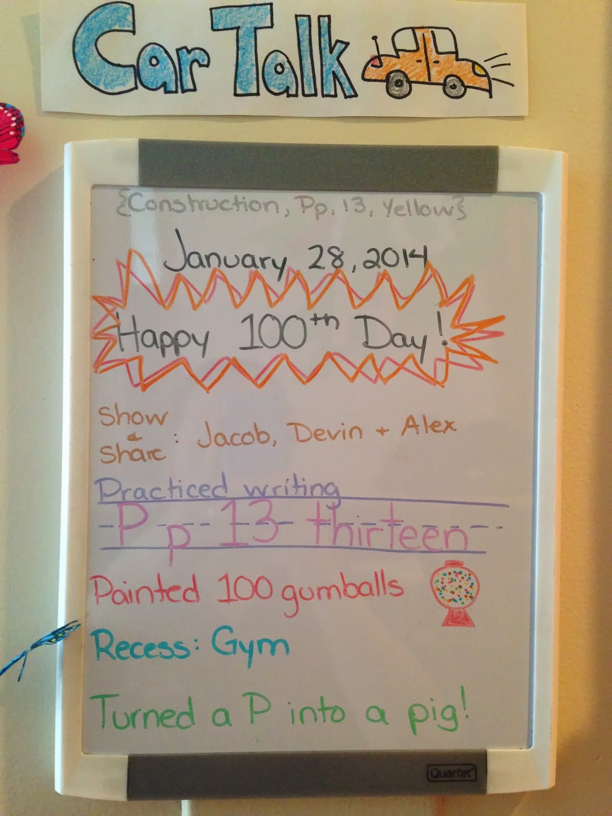 Keep Calm and Teach On: Car Talk