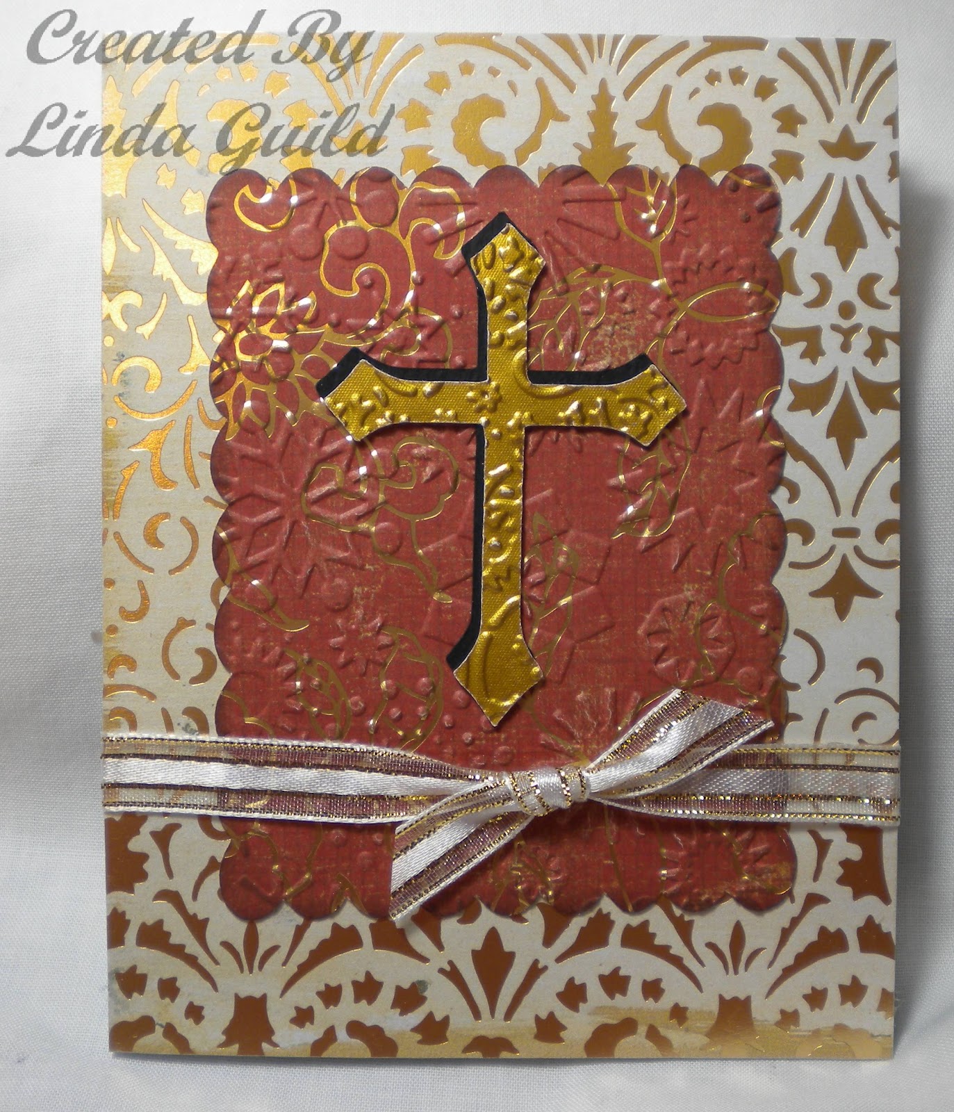 Nothin' Fancy: Metallic Cross Card