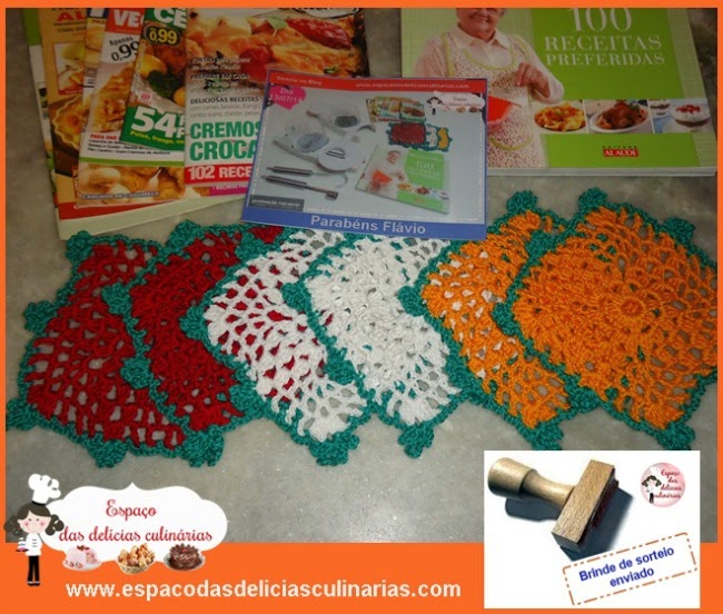 Brindes de sorteio enviados para o sorteado - Espaço das delícias ...