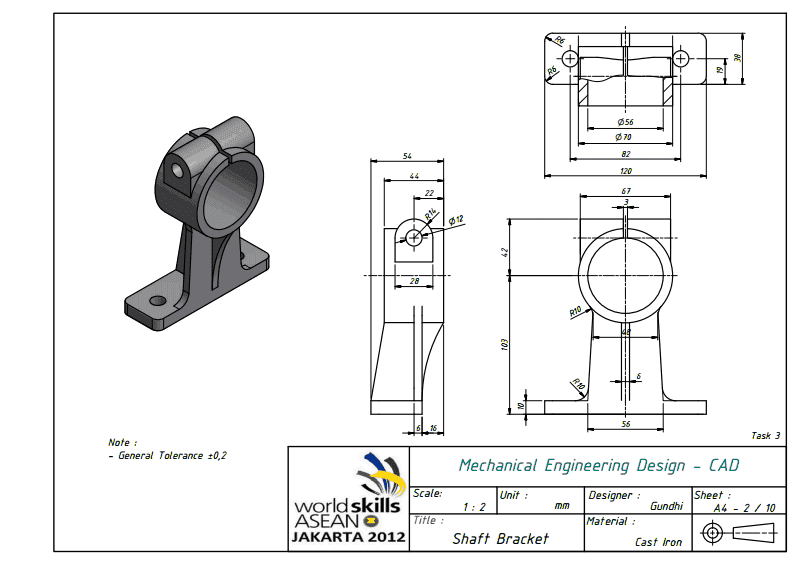 Griya Cadd Kumpulan Soal Soal Latihan Cadd Inventor Autocadd