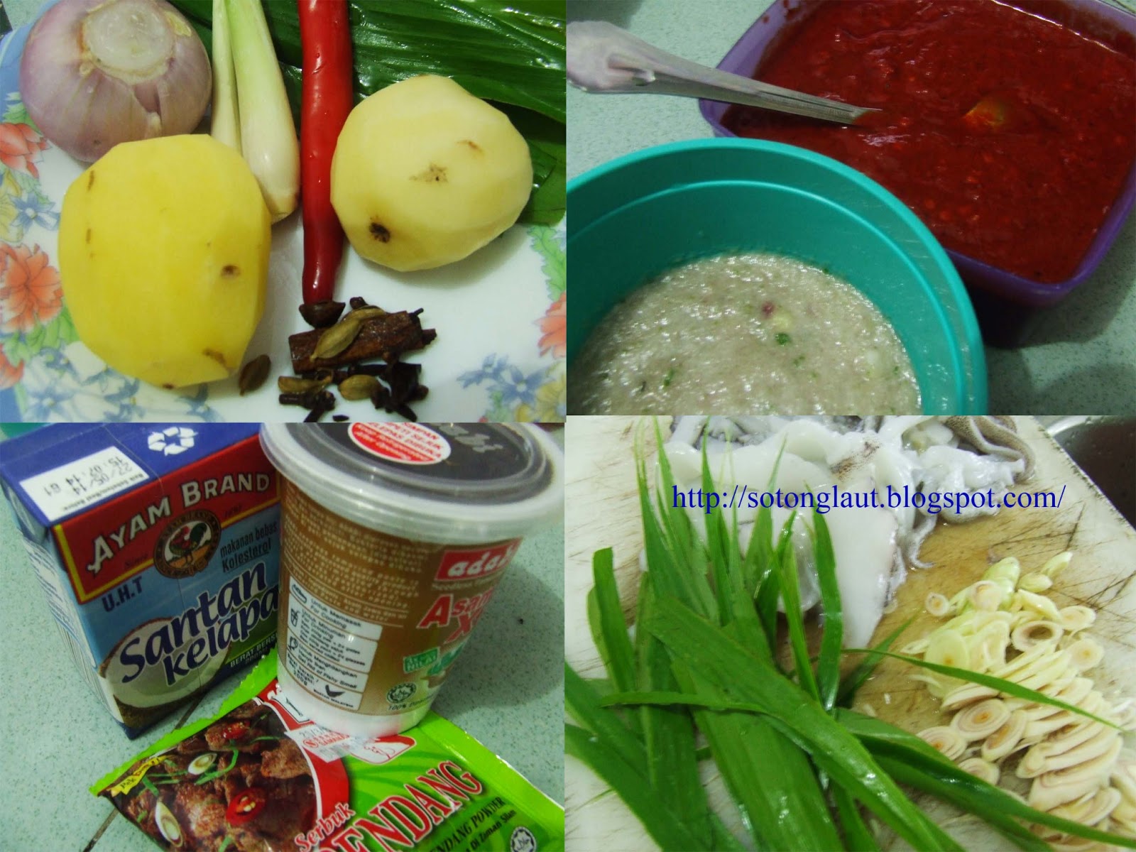 Sotong: Rendang VS Masak Lemak