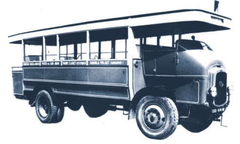 BARCELOFÍLIA : AUTOBUS SOMUA. Autobusos Roca. (1928-1958)