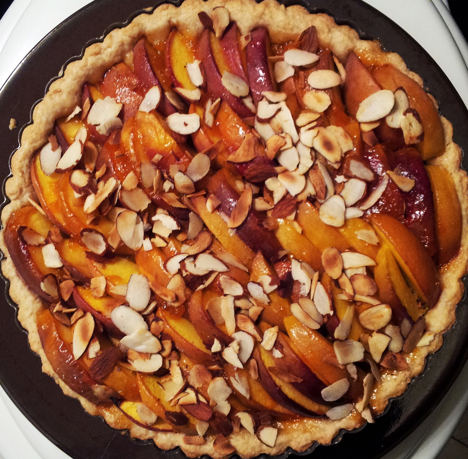 A Profound Hatred of Meat: Peach-Almond Tart