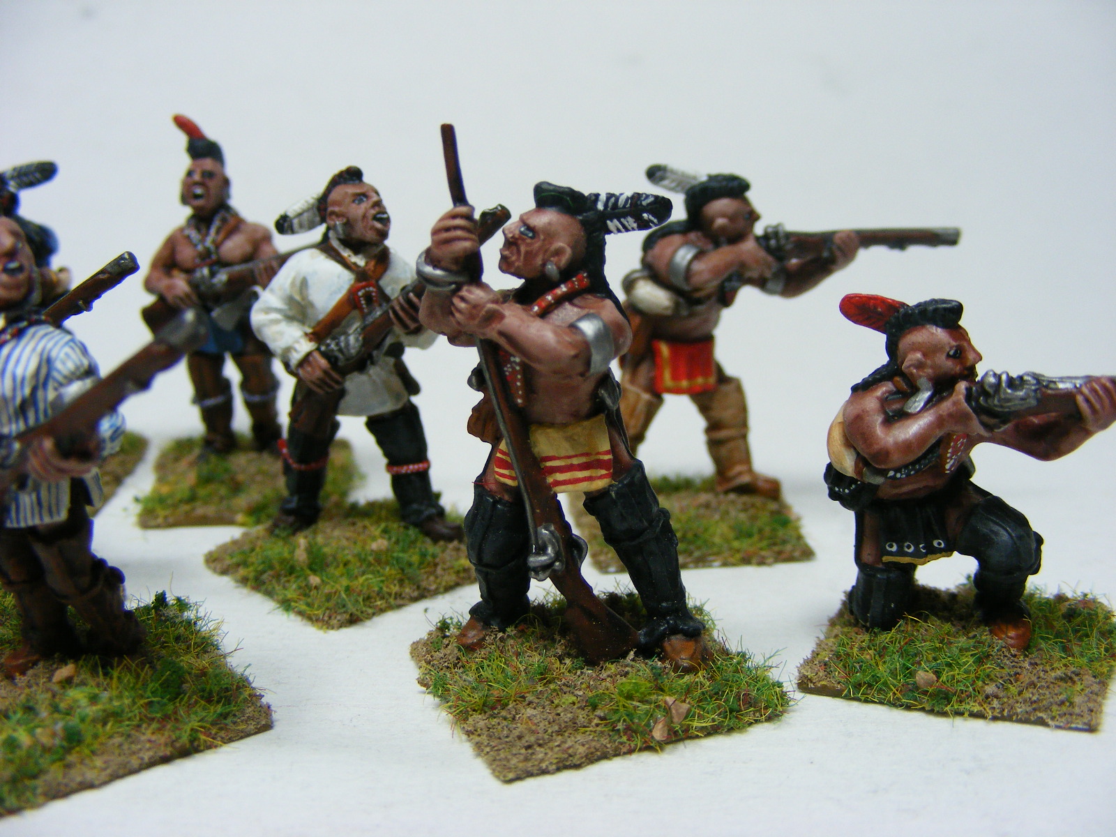 Evil Bob's Miniature Painting: French & Indian War Indians from ...